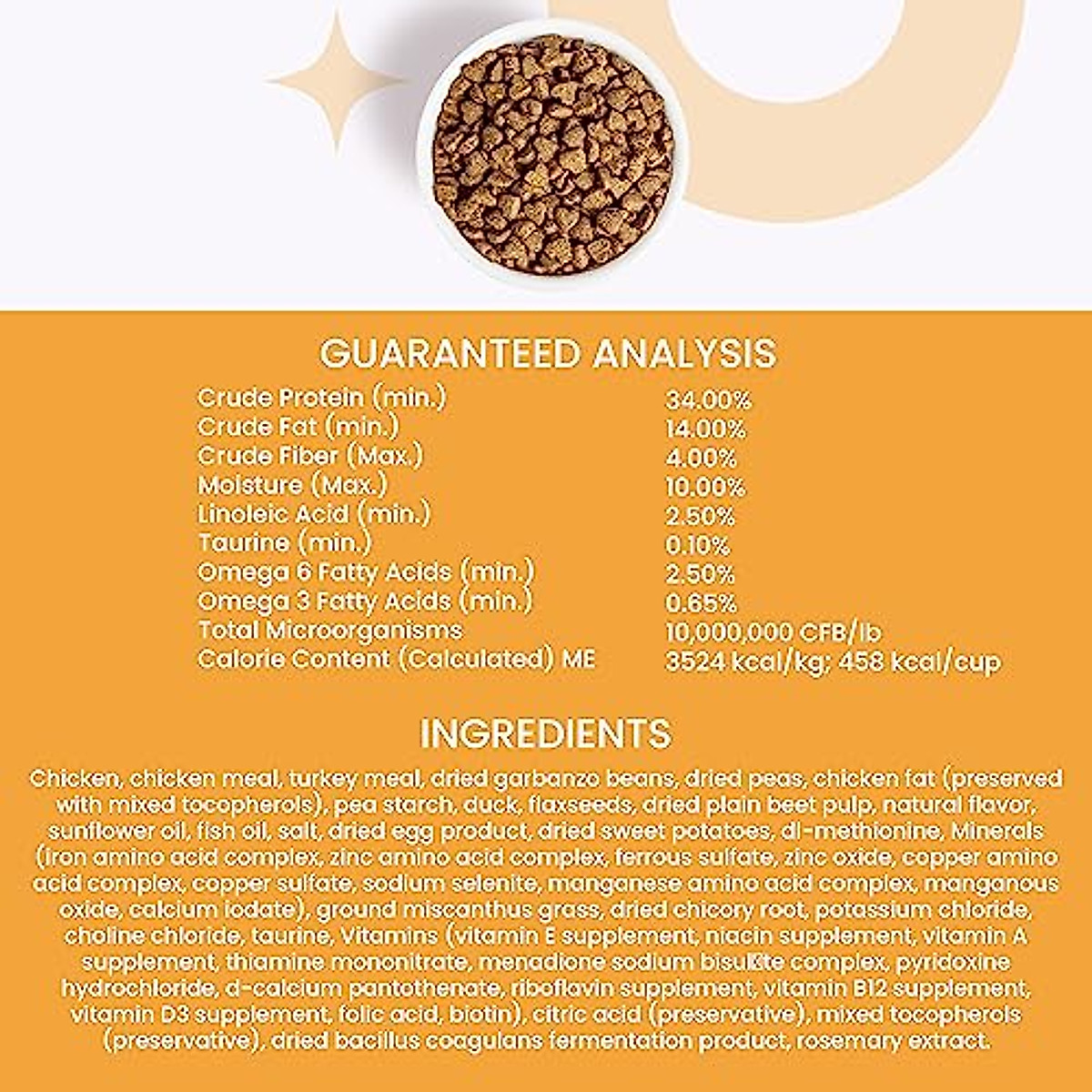 I AND LOVE AND YOU Naked Essentials Dry Cat Food - Chicken + Duck - Grain Free, Real Meat, No Fillers, Prebiotics + Probiotics, 3.4lb Bag (Pack of 2)