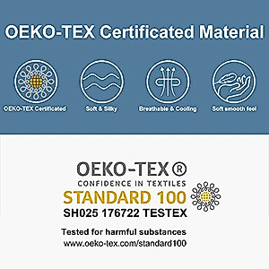 HYPREST Aqua Blue Duvet Cover Set Queen Size,3 Pcs Soft Cooling Aesthetic Duvet Cover with Ties and Zipper,Ocean Beach Themed Bedding Duvet Covers Queen,Oeko-TEX Certificated