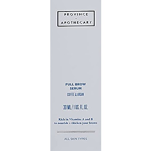 Province Apothecary Full Brow Serum, Black, 30 ML