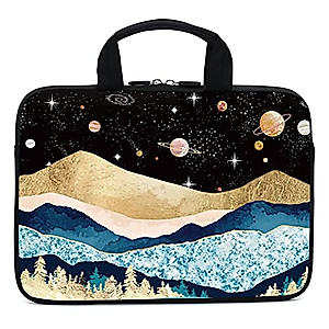 Laptop Sleeve Case 11.6" 12.1 Inch Neoprene Laptop Sleeve/Notebook Computer Pocket Case/Chromebook Case/Tablet Briefcase Carrying Bag Compatible For Men， Women ，boys， girls (mountains-1)