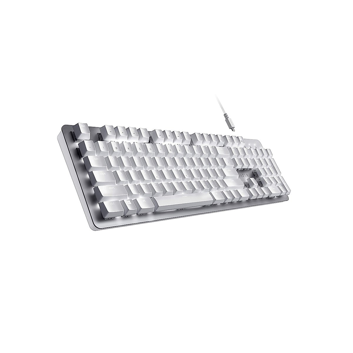 Razer Pro Type: Wireless Mechanical Productivity Keyboard Orange Mechanical Switches - Fully Programmable Keys - Bluetooth and Wireless Connectivity - Durable for Up to 80 Million Keystrokes