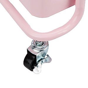 Amazon Basics 3-Tier Rolling Utility or Kitchen Cart - Dusty Pink