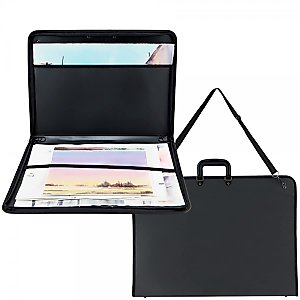 Creative Inspirations Durable Nylon Artist Art Portfolio Tote Carries Drawings Sketch Pads Books Canvas Frames Sizes Up to 20"x26"
