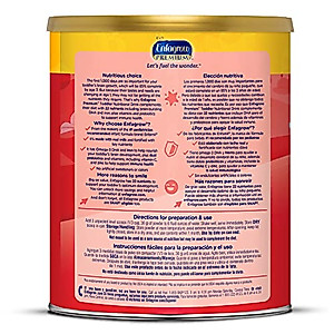 Enfagrow Premium Toddler Nutritional Drink 32 oz. Powder Can (Pack of 6) Dual Prebiotics for Immune Support, DHA for Brain Development, Natural Milk Flavor (Former Toddler Next Step) from Enfamil