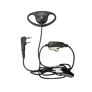JVC Kenwood KHS-27A D-Ring Style Headset for TK-2400,2402,3400,3402 and NX Series radios