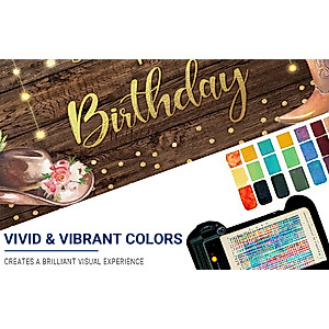 Allenjoy Western Birthday Backdrop Boot Cowgirl Rustic Country Boho Bday Party Supplies Flower Country Wood Hat Background Cake Table Decor Studio Photobooth Props Gift Favors