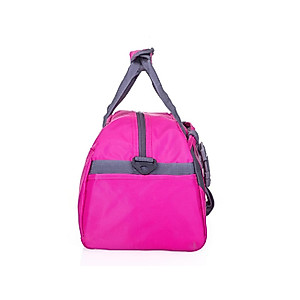 Small/Large Dance Duffle Bag For Girls Sport Gym Bags For Women Yoga Bag (Rose, Large)
