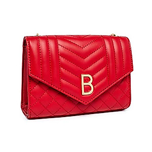 Women Clutch Bags Genuine Leather Evening Bags Wedding Purses Small Crossbody Bag -Red