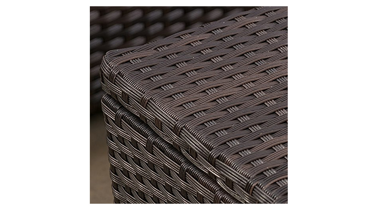 Outdoor Wicker Sofa Set | Christopher Knight Puerta Collection