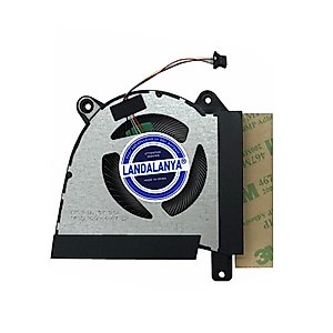 LANDALANYA Replacement New Laptop CPU and GPU Cooling Fan for ASUS Rog Zephyrus G14 2022 GA402R GA402RJ GA402K GA402RK GA402RK-G14.R96800 Series DFS5L32G064867 FP50 DFS5L32G164867 FP3F DC5V 0.5A Fan