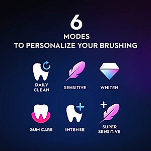 Oral-B iO Series 8 Electric Toothbrush with 2 Replacement Brush Heads and Travel Case, Rechargeable Toothbrush, Black Onyx