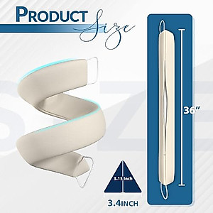 Triangle Door Draft Stopper，36" Weighted Under Door Draft Blocker Bottom Door Seal Noise & Air，Interior Sound Proof Door Snake Draft Insulation Washable Stopper | Cool in Summer & Warm in Winter，Brown