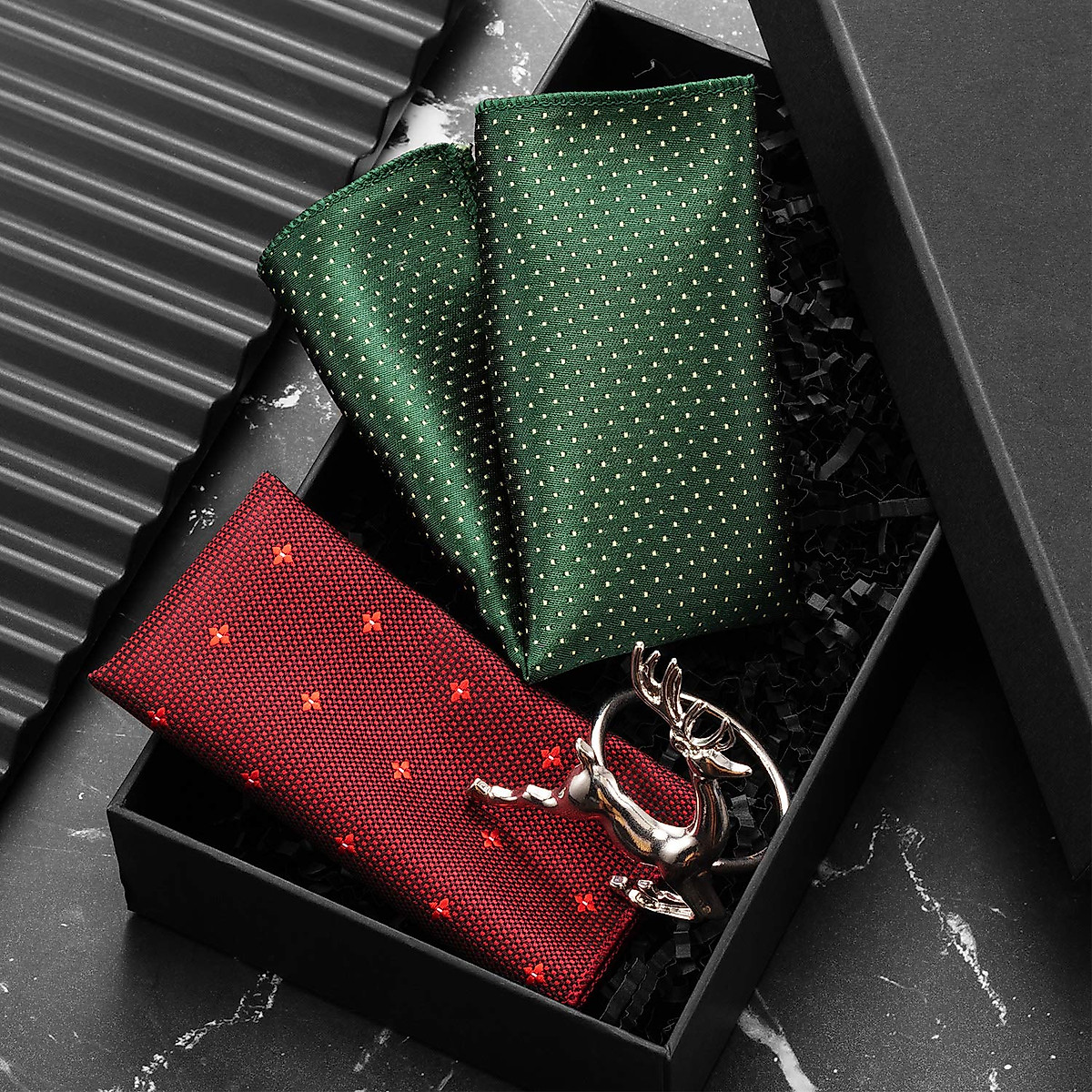 SATINIOR 36 Pieces Men's Pocket Square Handkerchief Suit Pocket Square for Men Soft Colored Hankies for Men Party Wedding, Multicoloured, 8.3 x 8.3 Inch