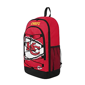 FOCO Kansas City Chiefs NFL Big Logo Bungee Backpack