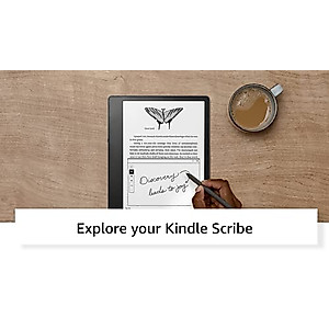Kindle Scribe (32 GB) the first Kindle for reading, writing, journaling and sketching - with a 10.2” 300 ppi Paperwhite display, includes Premium Pen