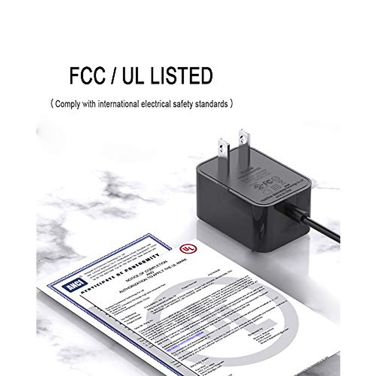 AC Power Adapter Wall Charger for Alcatel Phone Cingular Flip 2 40440, MyFlip, Go Flip, QuickFlip Charger Direct Cable Cord