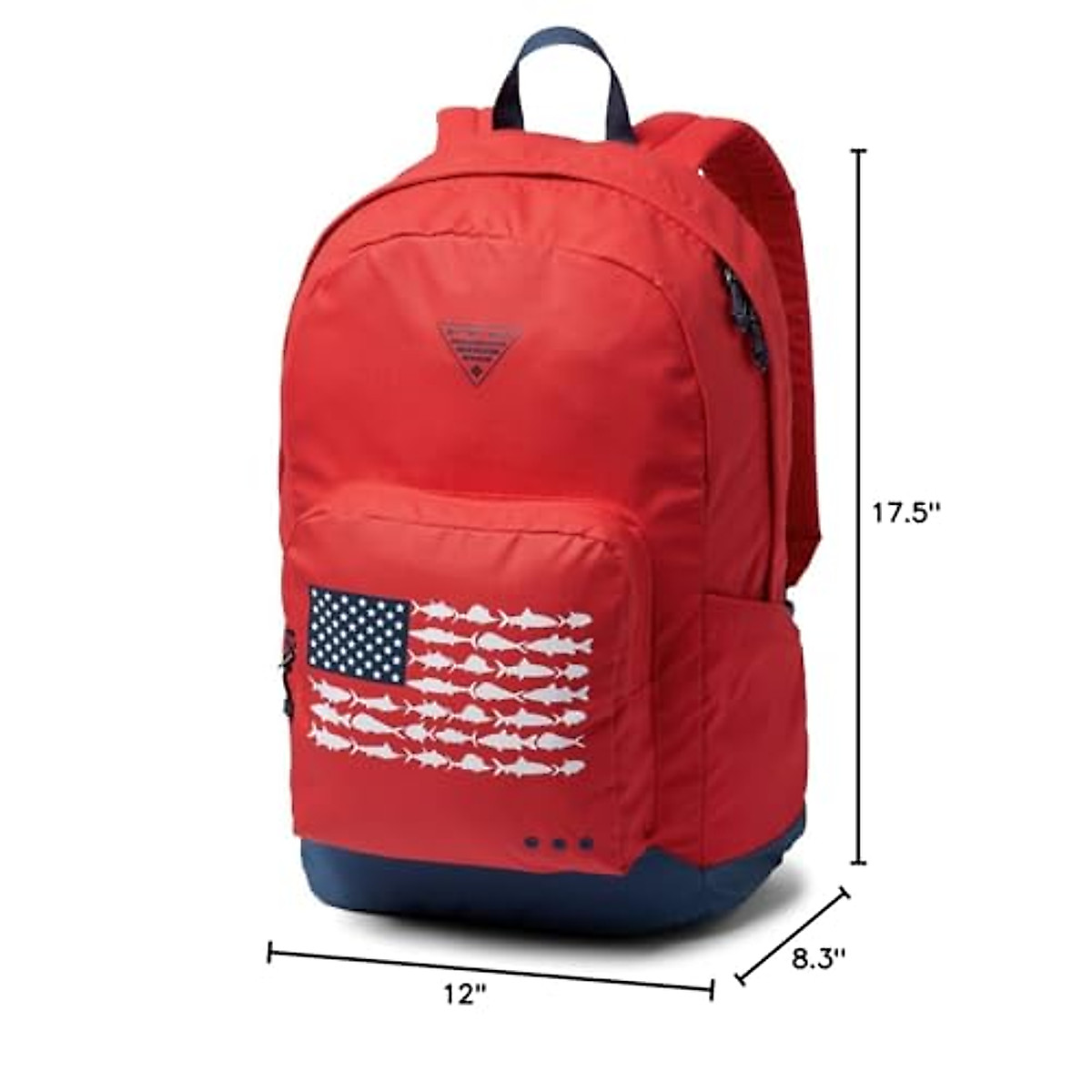Columbia PFG Zigzag 22L Backpack, Red Spark/Carbon, One Size