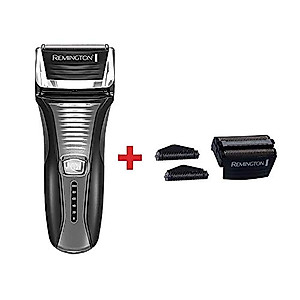 Remington F5-5800, Power Series Inercept Cutting Foil Razor/Men's Shaver with SPF-300 Screens & Cutters, Pivot & Flex Technology, and Stainless Steel Blades - Bundle