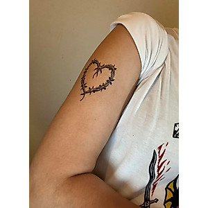 QualityLife Karol Temporary Tattoos, 20pcs Multicolor Heart Themes, Easy to Apply, Waterproof, Safe Materials, Long-Lasting, Concert Accessories or Gifts