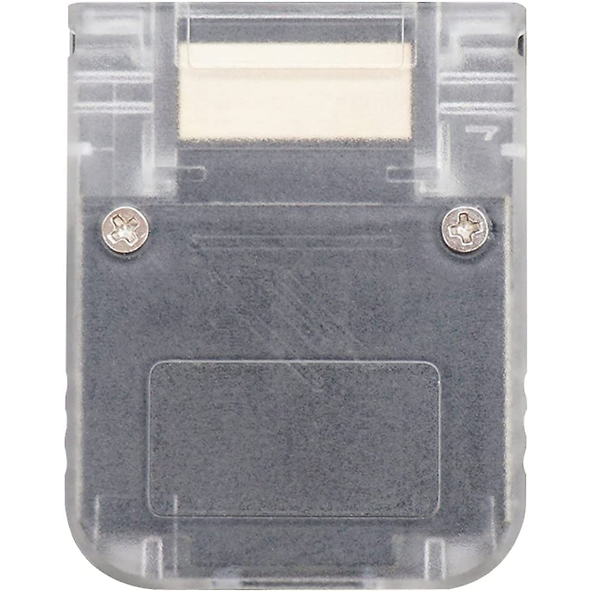 NUHFUFA TF Card Reader GC2SD Memory Card Adapter Micro SD Card Reader for NS GameCube Wii Console (Transparent)