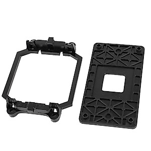 uxcell a13121900ux0265 a13121900ux0265 AMD Plastic CPU Fan Stand Bracket Base Black with Four Screws for AM2 AM3 Socket, Plastic