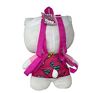Fast Forward Hello Kitty Plush Backpack with Heart & Love
