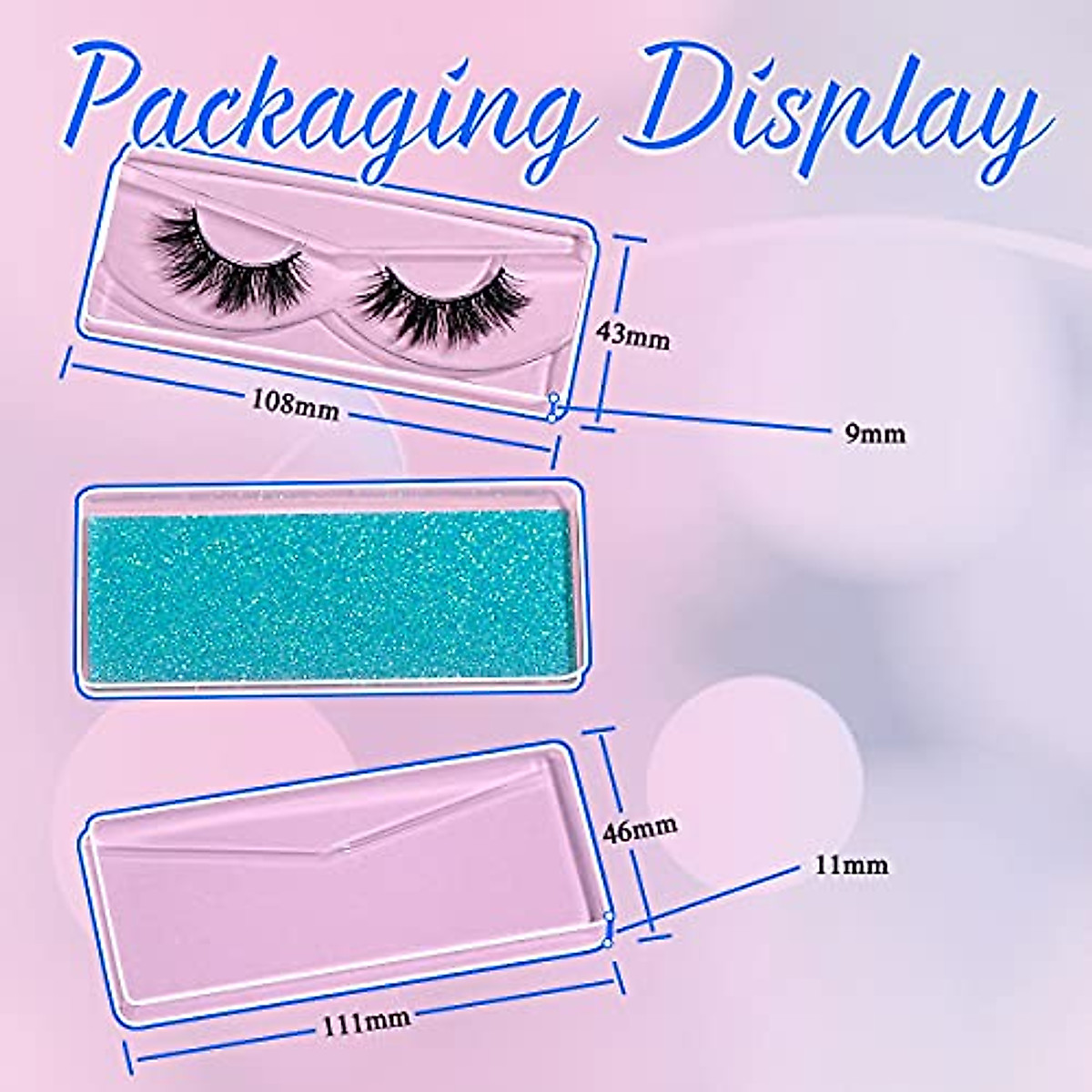 FARRED Wholesale Fluffy Dramatic Bulk Lashes Mix 10 Styles 30 pairs Pack Individual Box 10-18mm Volume Faux Mink Eyelash Thick 8D Fake Lash Short Natural Look Wispy Eyelashes (style i-30 pairs)