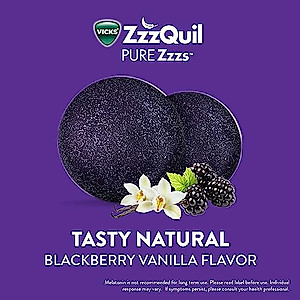 ZzzQuil PURE Zzzs De-Stress Melatonin Sleep Aid Gummies, Helps Calm Your Mind and Body, Ashwagandha for Stress Support, Sleep Aids for Adults, 1 mg per gummy, 42 Count