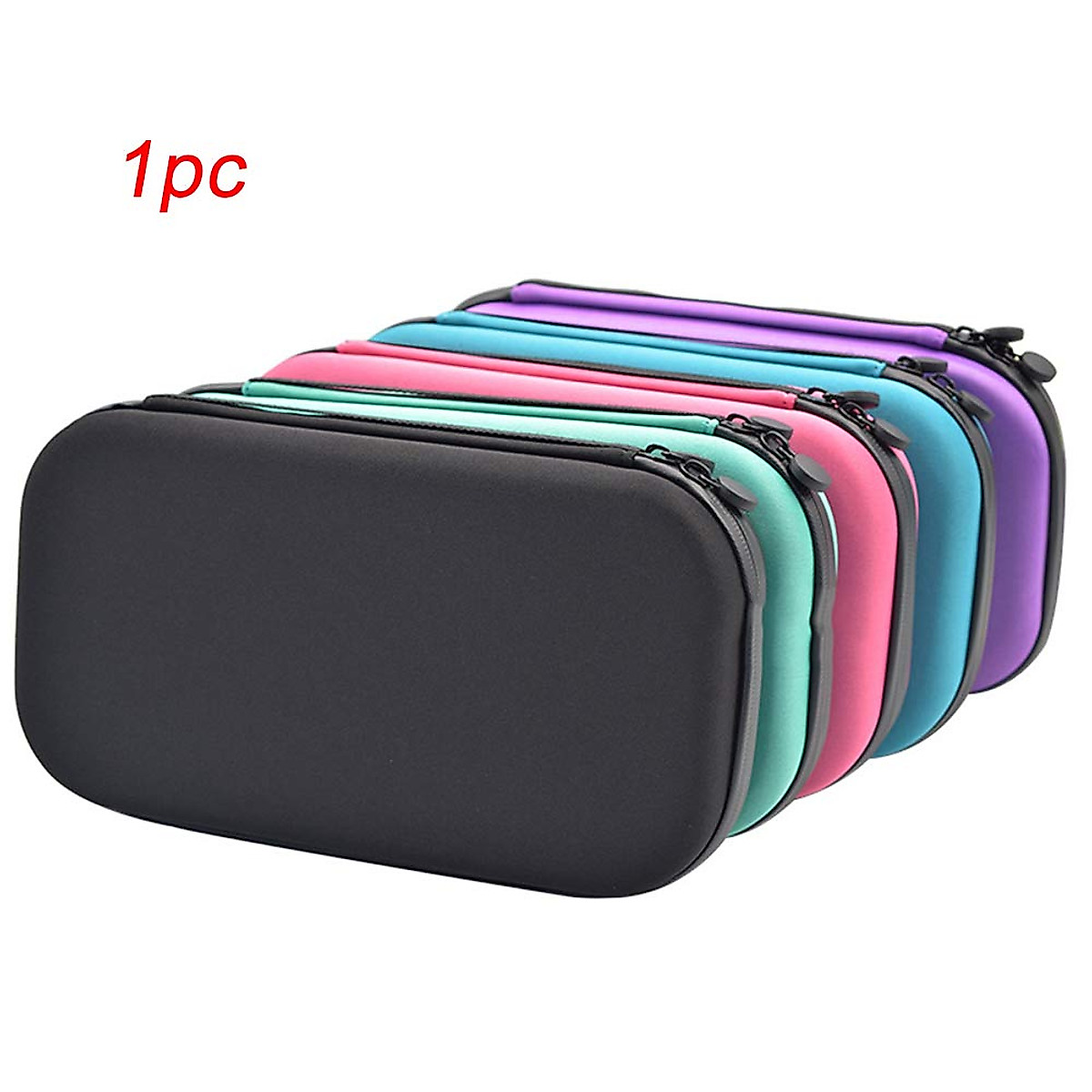 Yuhoo EVA Hard Stethoscope Case, Stethoscope Storage Box, Multi-Function EVA Carry Storage Organizer Box Bag with Extra Mesh Pockets for Small Accessories,Device NOT Included(Blue), free size