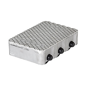 Vestil VPRDO-6 Cast Aluminum Propel Dolly, 9000 lbs Capacity, 12-1/2" Length x 8-1/2" Width Deck, 4-1/4" Overall Height