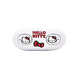 eKids Hello Kitty Bluetooth Earbuds with Microphone, Kids Wireless Earbuds with Charging Case for Ear Buds, for Fans of Hello Kitty Gifts and Merchandise