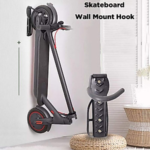 Coherny Wall Hanging Hook Bicycle Wall Mount Garage Storage System Hooks with Maximum Load of 50lb for Xiaomi Scooter M365/PRO and Ninebot ES1 ES2 Electric Scooter