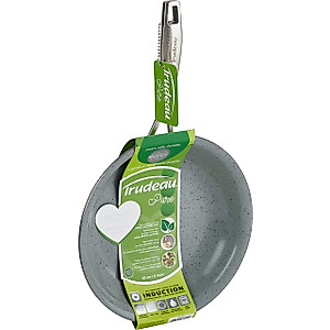 Trudeau Pure Ceramic Frying Pan, 8-Inch, Grey