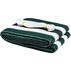 IdeaWorks New Deck & Fence Privacy Durable Waterproof Netting Screen with Grommets and Reinforced Seams (Green)