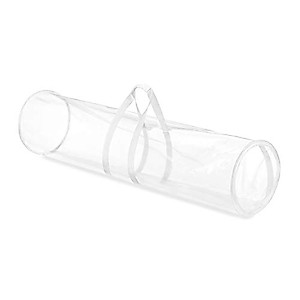 Whitmor Clear Zippered Storage Rolls Gift Wrap Organizer, 25 Count (Pack of 1)
