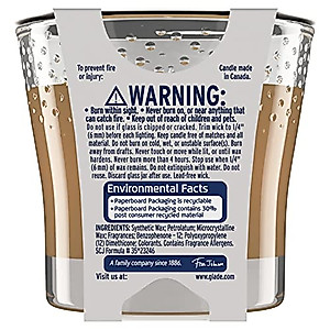 Glade Candle Jar, Air Freshener, Cashmere Woods, 3.4 Oz