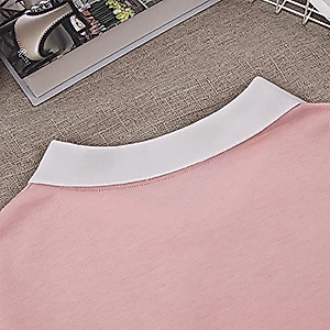 CM C&M WODRO Women Frog Sweatshirt Graphic Aesthetic Oversize Pullover Clothes Long Sleeve T-Shirt with Pocket (Pink, Medium)