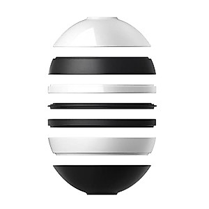 Villeroy & Boch Iconic La Boule, 7-Piece Dinnerware Set, Premium Porcelain, Dishwasher-Safe, Black, White