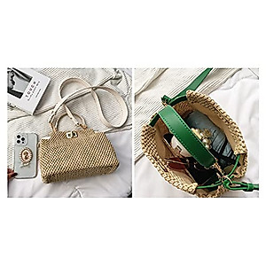 Crossbody Bags Fashion Summer Straw Bag Beach Bag Tote Bag for Women Satchels Hobo Bags Shoulder Bags
