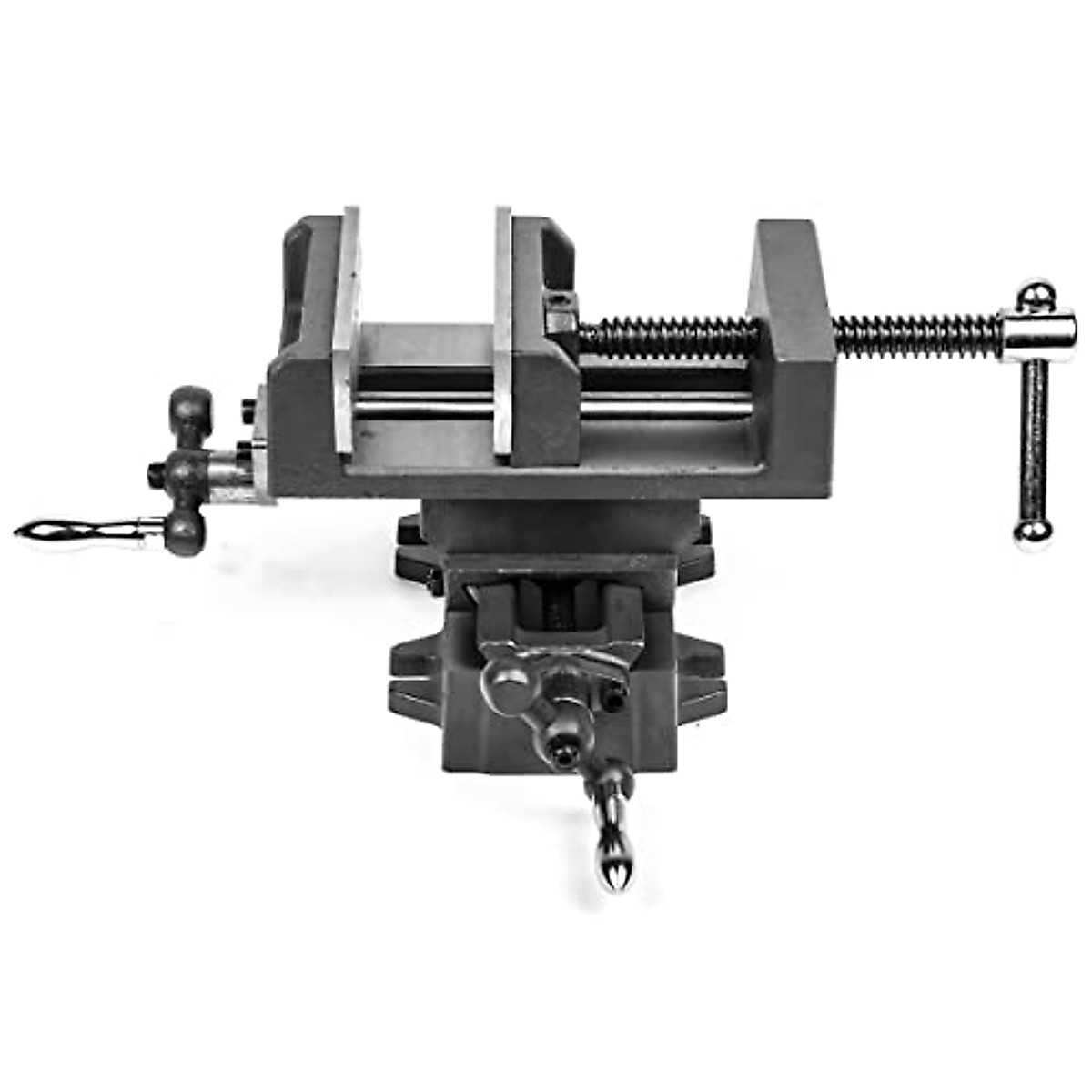 WEN Cross Vise, 4.25-Inch with Compound Slide for Mills and Drill Presses (CV414),Black