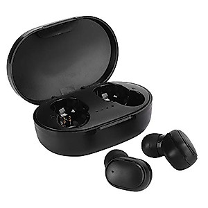 fosa1 True Wireless Earbud, Portable Mini Binaural Call Stereo in Ear Headphones Built in Mic Noise Reduction with Charging Case Fit for Running Gym Outdoor