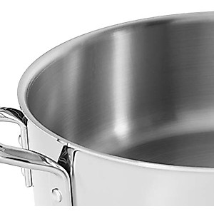 WINCO Tri-Ply Brazier, 12-quart, Silver