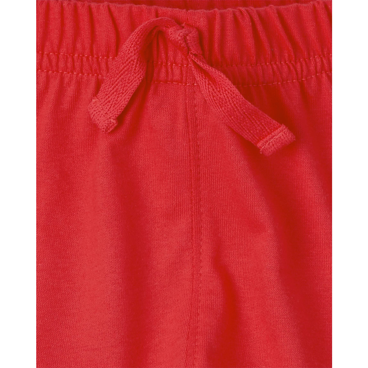 The Children's Place baby girls The Children's Place Unisex Basic Everyday, 100% Cotton, Shorts Casual Pants, Black/Classic Red/Mellow Aqua/Tidal - 4 Pack, 3-6 Months US