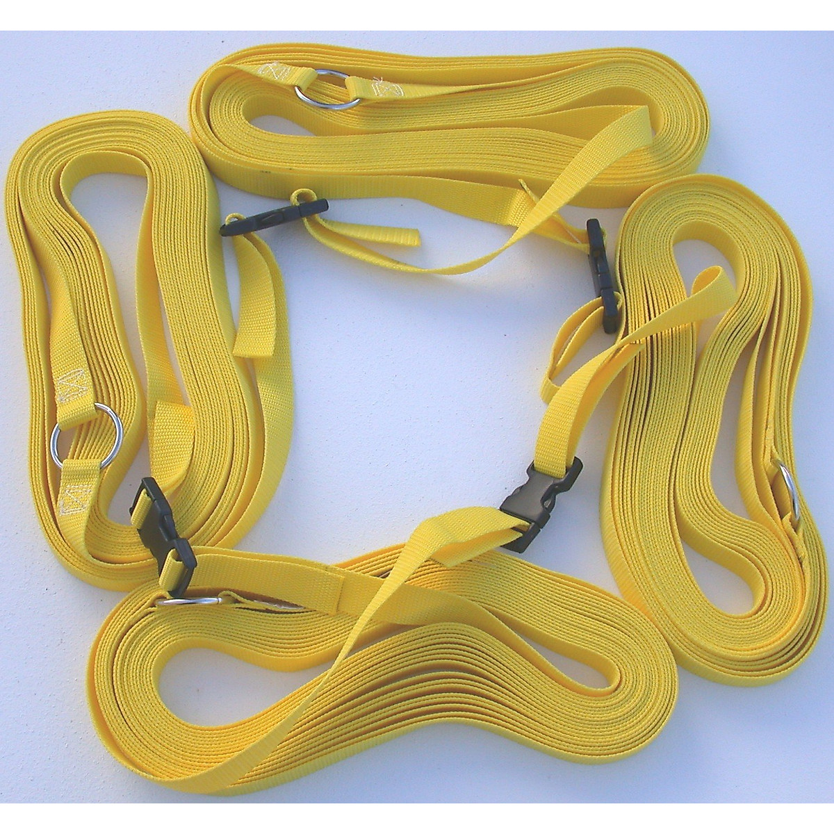 Home Court 1-inch Adjustable 8-meter Grass Setup Boundary - M817AG (Yellow)