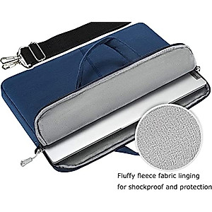 14-15 Inch Laptop Shoulder Bag for Acer Chromebook 14/HP Chromebook 14/Lenovo Chromebook 14, Asus Vivobook 14/Asus Zenbook 14, HP Chromebook x360 14, Lenovo Dell ASUS Acer HP 14 Laptop Case, Navy Blue