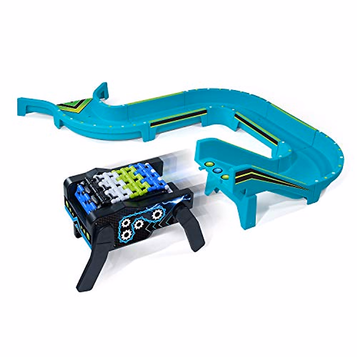 Power Treads - All-Surface Toy Vehicles - Full Throttle Pack - 40+ Pieces (with Bonus Glow-in-The Dark Treads As Seen on TV) - FFP Packaging - by WowWee