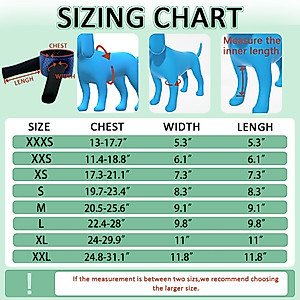 Coodeo Dog Recovery Sleeves, Cone Collar Alternative, Abrasion Resistant Dog Recovery Suit, Washable 2.5mm Thick and Waterproof, Pet Wounds Prevent Licking, Bite, Keep Dry (2XL, Blue)