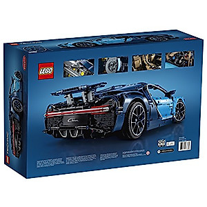 LEGO Technic Bugatti Chiron 42083 Race Car Building Kit and Engineering Toy, Adult Collectible Sports Car with Scale Model Engine (3599 Pieces)