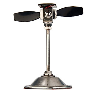 Sunnytech Solar Power Windmill Black Propeller Creative Solar Car Rotating Windmill Ornaments Dynamic Interior Decoration Science Home Office Toy for Desk Physics Toy Solar Car Decoration WJ154