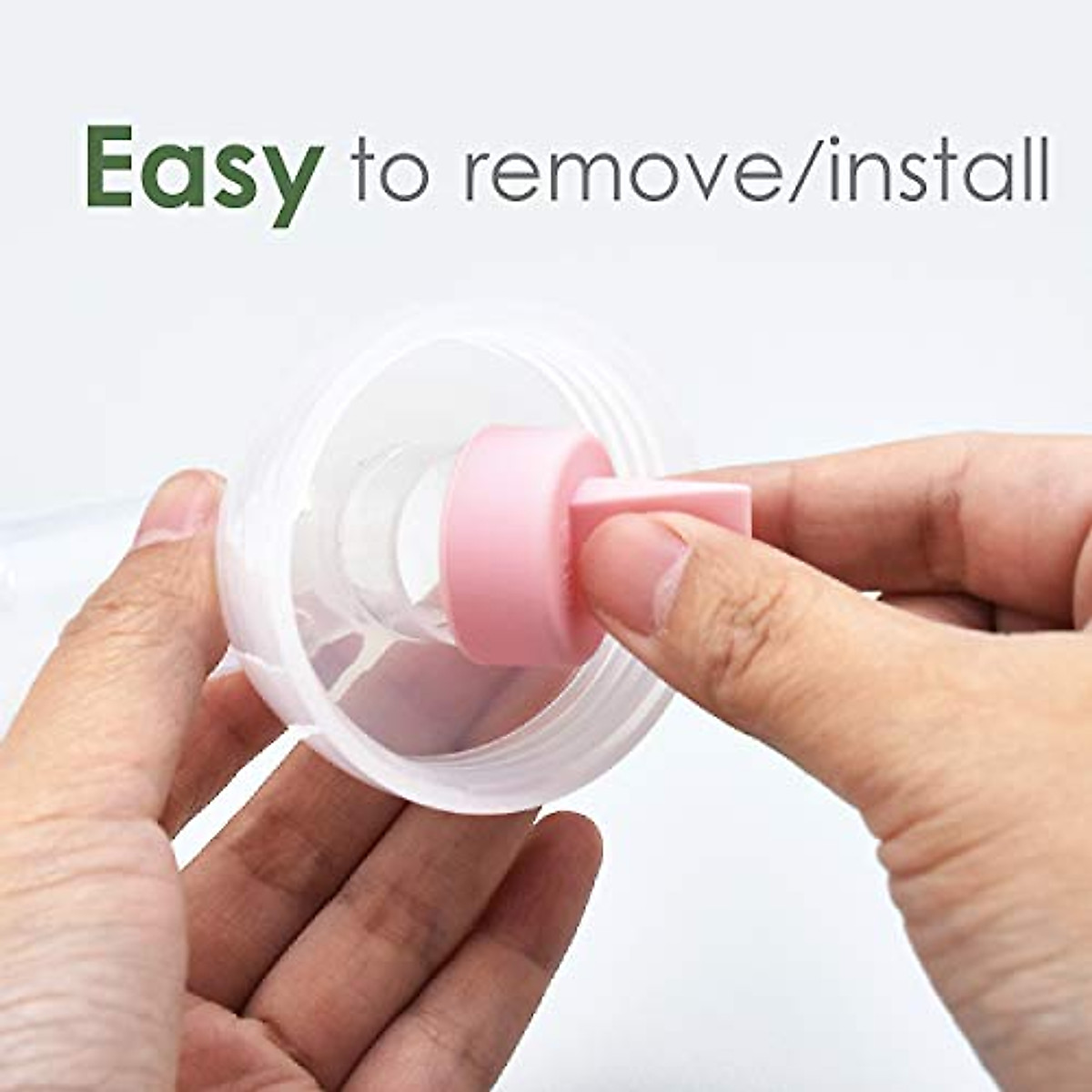 Maymom Pump Part Compatible with Spectra S2 Spectra S1 9 Plus Breastpump Replace Spectra Pump Part Replace Spectra S1 Accessories Spectra Flange Spectra Duckbill Valve (Flange 17mm Pink Valve)